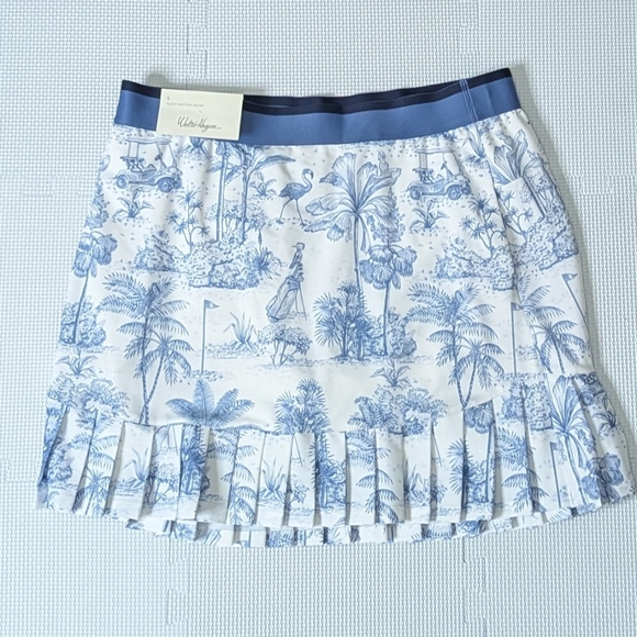 Lady Hagen | Skirts | Lady Hagen Skirt Large Blue White Skort Clubhouse ...